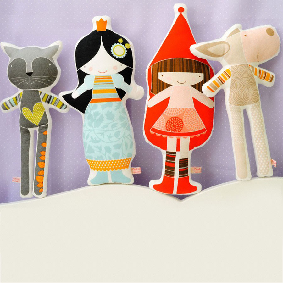 Printed Soft Toy - Tristao The Wolf on Luulla